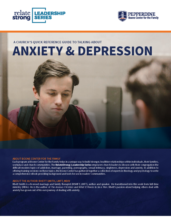 QUICK REFERENCE GUIDE - Talking about Anxiety & Depression – Boone ...